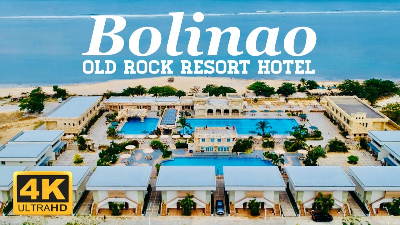 BOLINAO at SKY | OLD ROCK BEACH RESORT HOTEL | DRONE BEACH FILMING - YouTube