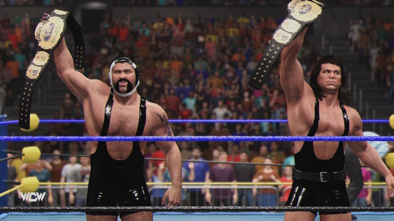WCW Fall Brawl 96 WCW Tag Team Champions The Road Warriors vs The ...
