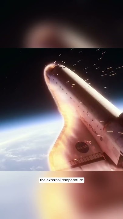 How Space Shuttle Tiles Withstand Reentry Heat #shorts - YouTube