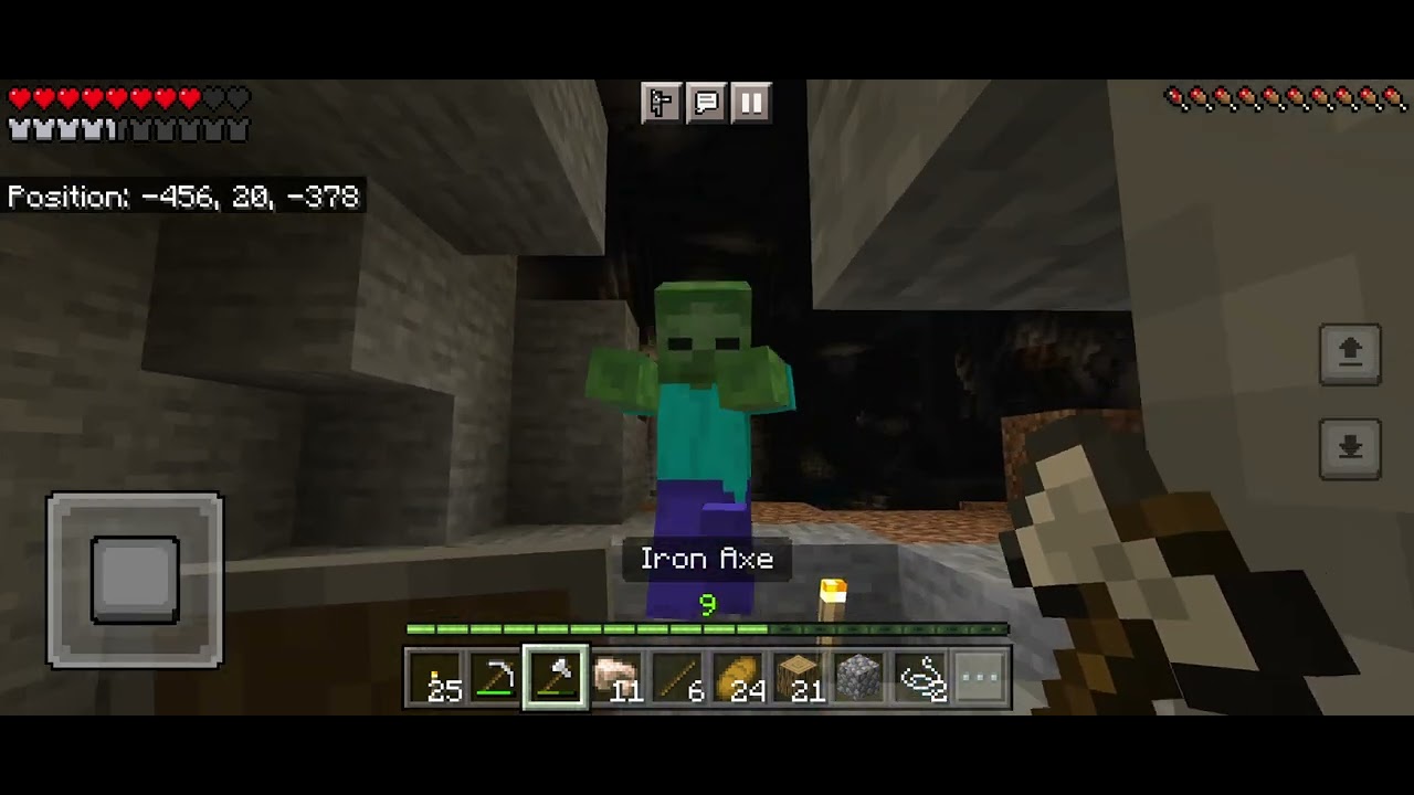 a noob plays minecraft part 5:exploring the cave - YouTube