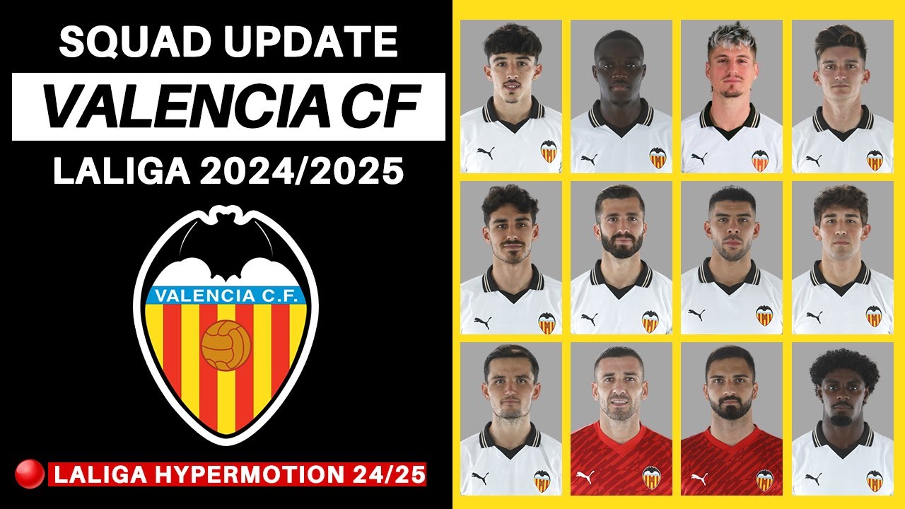 VALENCIA CF OFFICIAL SQUADS SUMMER TRANSFER | VALENCIA CF SQUAD UPDATE ...