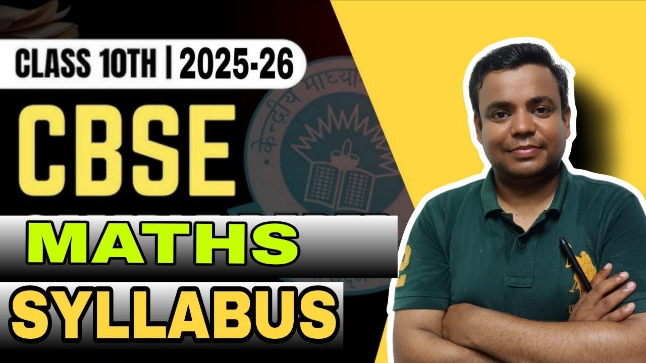 CLASS 10 CBSE MATHS SYLLABUS 2025-2026| SYLLABUS MATHS SESSION 2025 ...