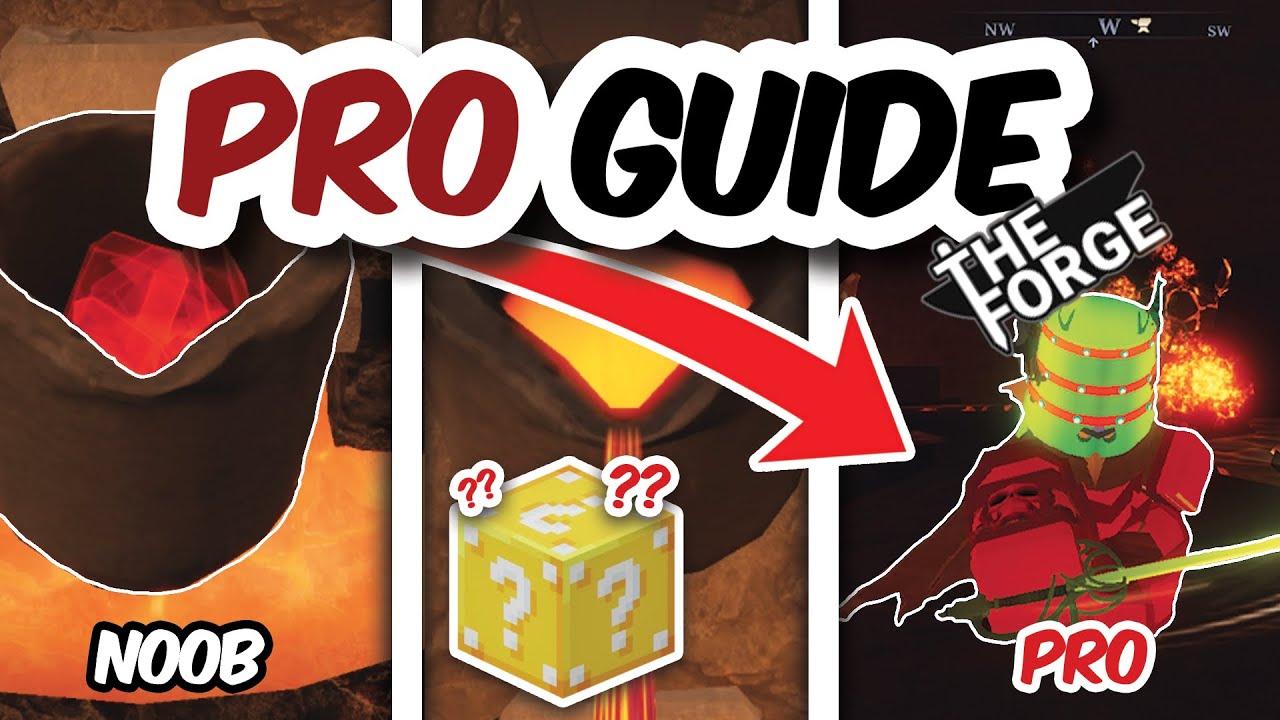 The Forge Progression Guide! | THE FORGE | + Lucky Block Secret Area ...
