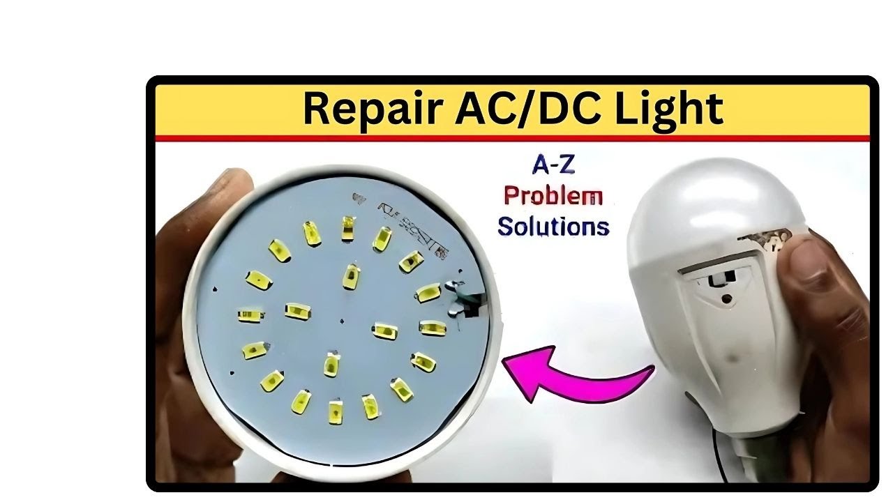 "Easy Solution for AC/DC Light Repair!" - YouTube