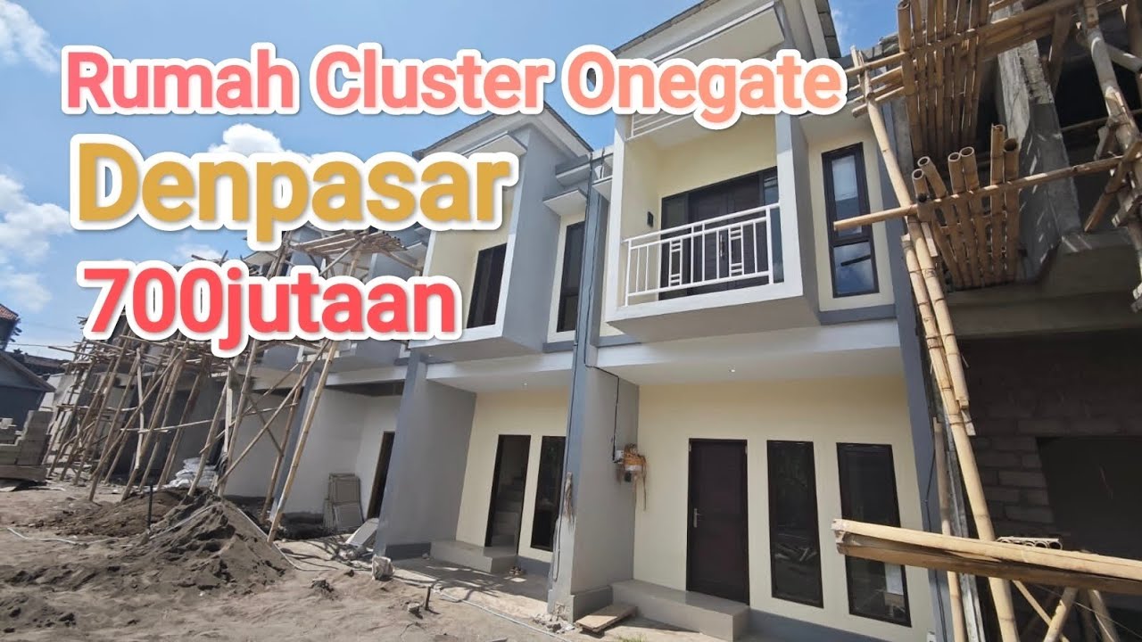 jual Rumah Onegate Cluster Denpasar Bali 700 jutaan - YouTube