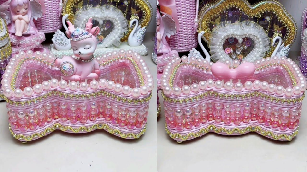 Beautiful Beas Pearl Basket Tutorial / New Design Basket Candy Shape ...