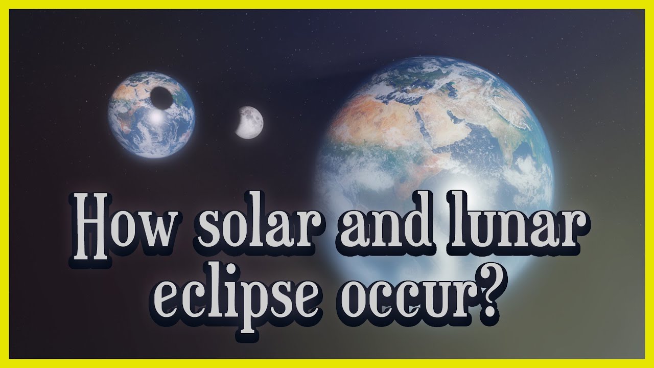 How Solar & Lunar Eclipse Occur? | A Short Blender 3D Presentation ...