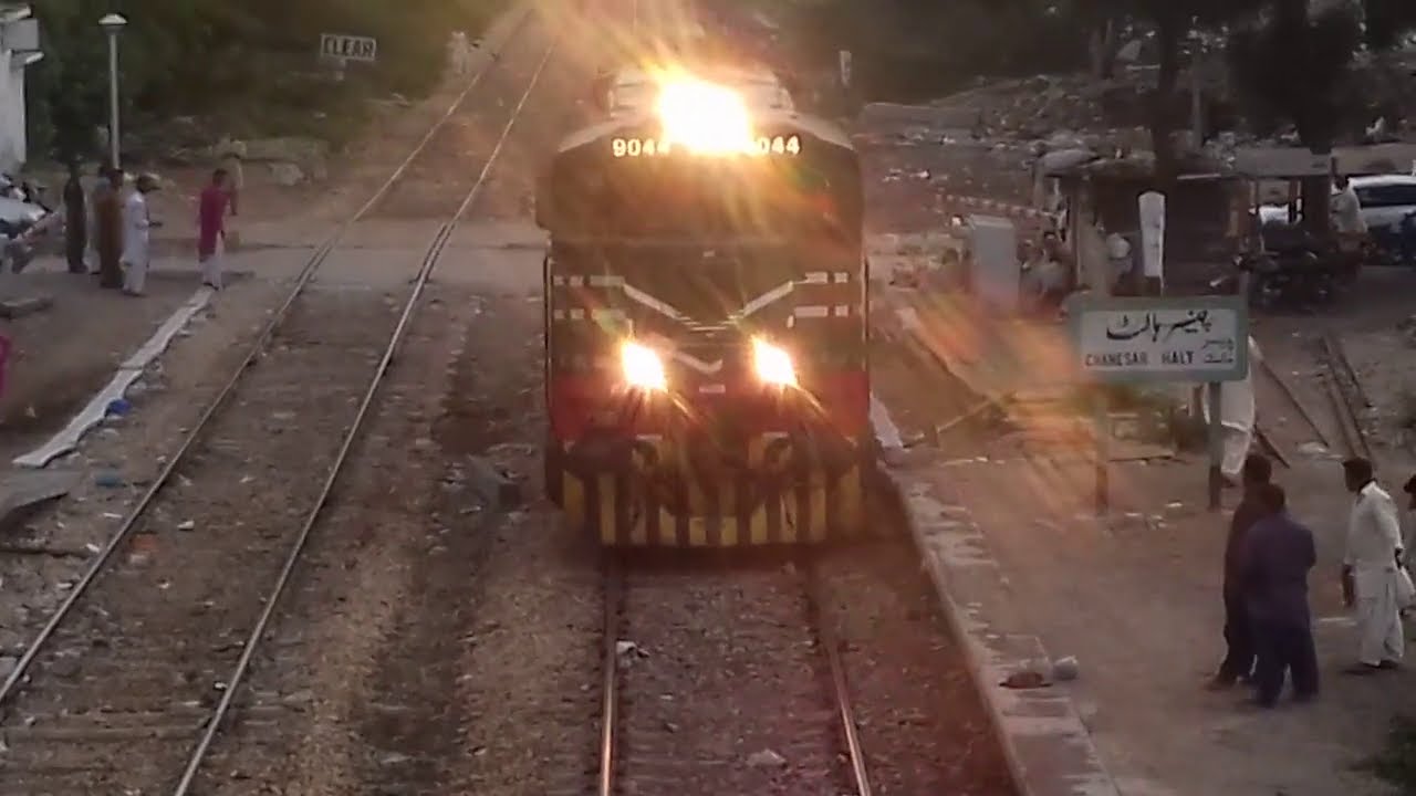 Train in Pakistan - YouTube