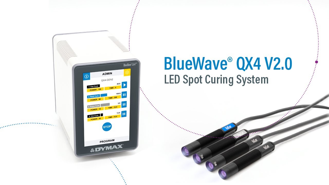Product Spotlight: BlueWave® QX4 V2.0 LED Spot Curing System - YouTube