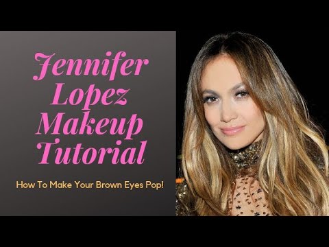 Jennifer Lopez Makeup Tutorial - Easy routine - Perfect For Beginners ...