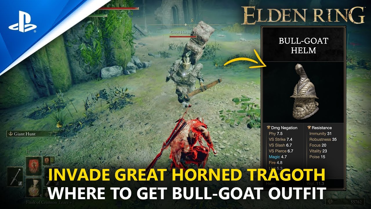 ELDEN RING | Invade Great Horned Tragoth - Patches Questline - YouTube