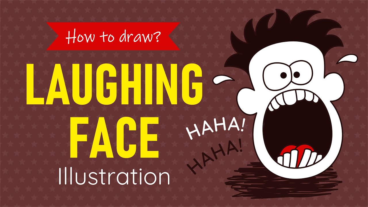 How to Draw Laughing Face | Cartoon Laughing Face | Laughing Face ...