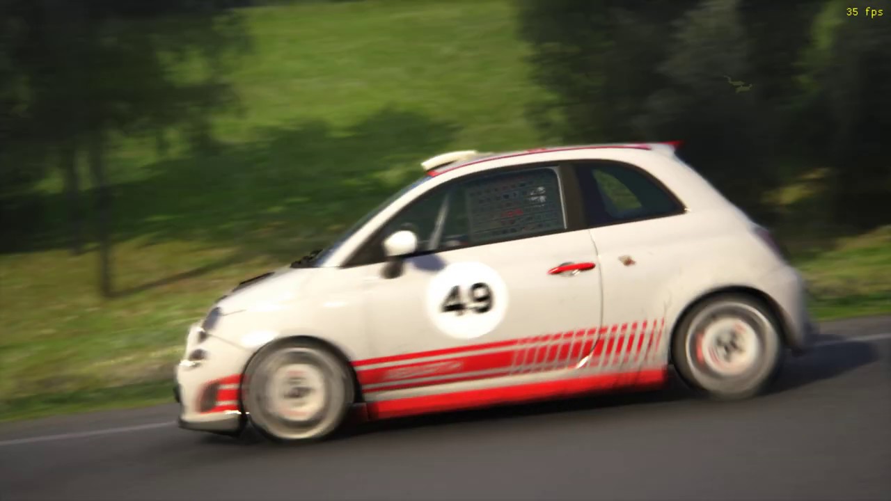 Abarth 500 R3T Tarmac Physics - Test 2 - YouTube
