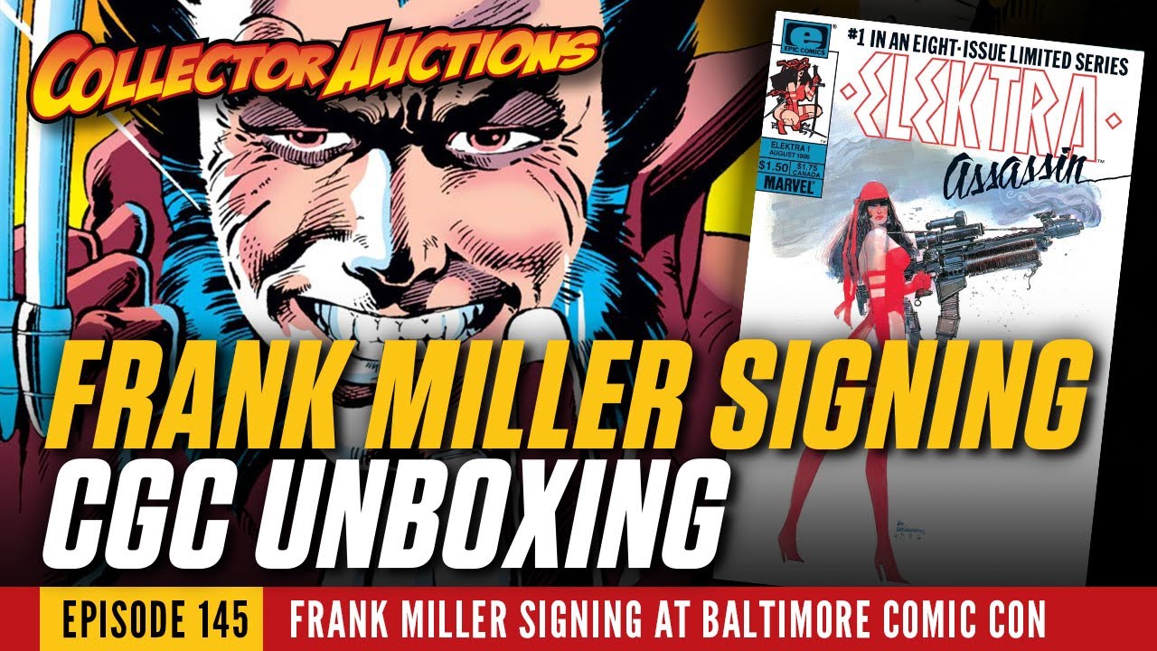 Amazing CGC Unboxing with Comics Signed by Frank Miller: Ep. 145 - YouTube