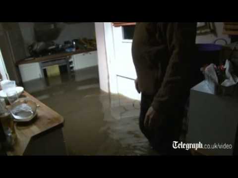 Flash flooding hits Croston, Lancashire