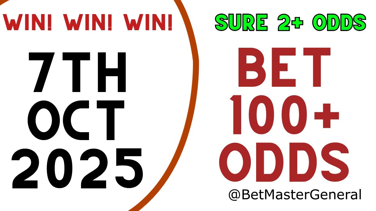 Football Prediction Today 07-10-2025 | Soccer Predictions today | Sure ...