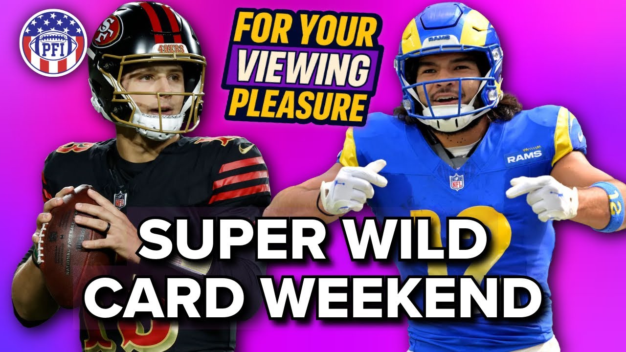 For Your Viewing Pleasure: Super Wild Card Weekend Extravaganza - YouTube