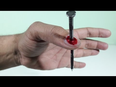 Nail In Finger Magic Trick 2017 ! - YouTube