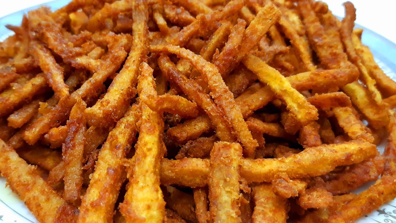 கருணைக்கிழங்கு ஃபிங்கர் சிப்ஸ் | Crispy Yam finger Chips | Spicy Yam ...