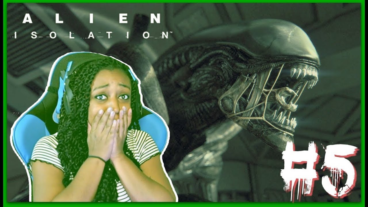 HE WAS WAITING!! | Alien: Isolation Episode 5 Gameplay!!! - YouTube