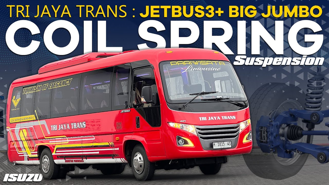 CUSTOM SUSPENSI PALING NYAMAN! Jetbus3+ Big Jumbo Coil Spring ...