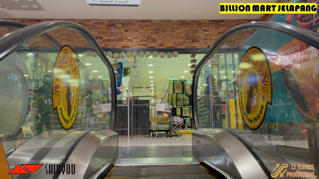 2 Shinyou Escalators at Billion Mart Jelapang, Ipoh, Perak, Malaysia ...