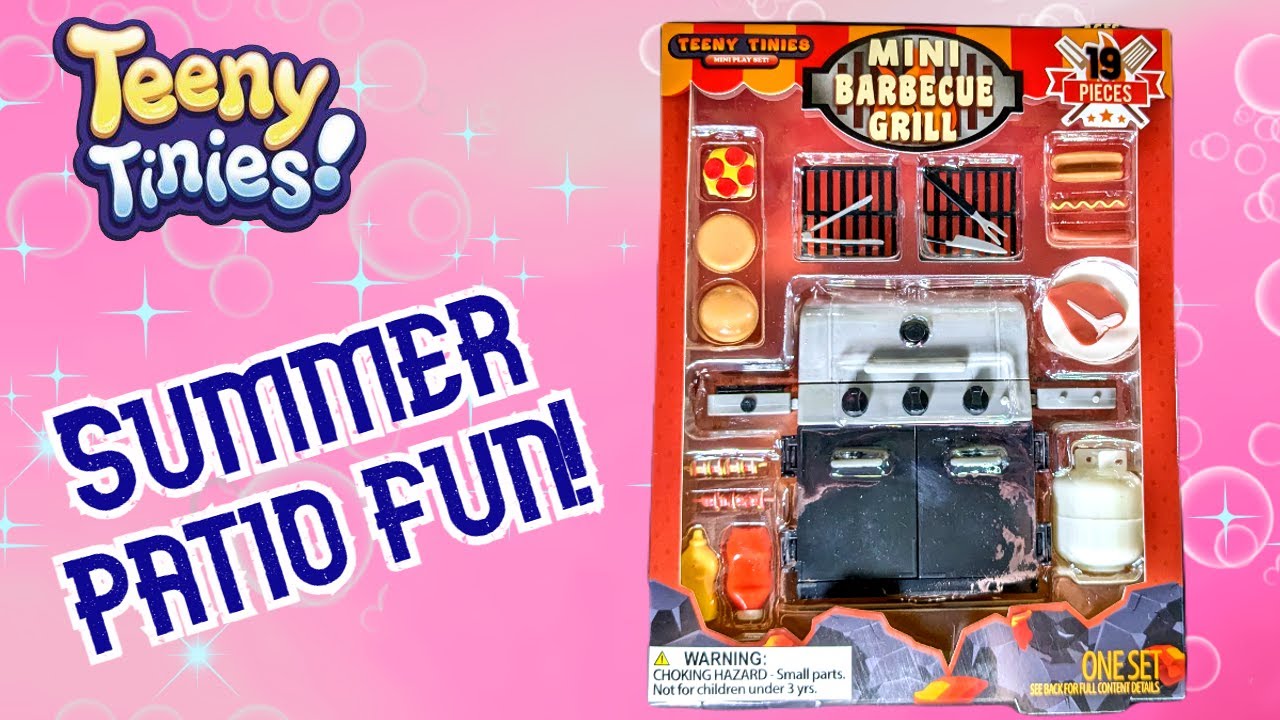 Hot Dogs and Burgers! | Teeny Tinies Mini Barbeque Grill | 5 Below Toys ...