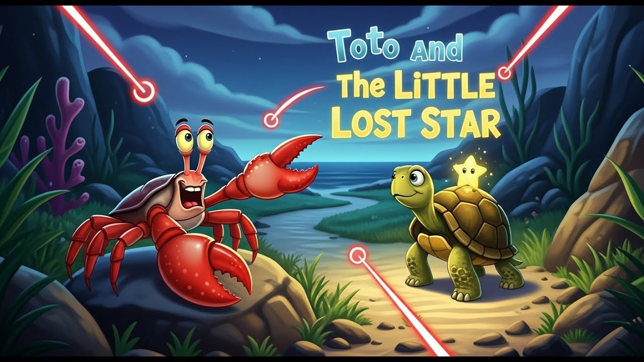 Toto Turtle and the Little Lost Star 🌟 | A Magical Tale of Friendship ...