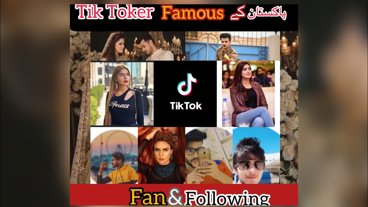 10 Pakistani Top Tik Toker Star Famous on Tik Tok - YouTube