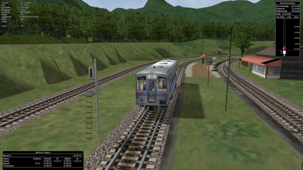 Microsoft Train Simulator Gameplay HD - Hisatsu-Linie - Isaburo Teil 2/ ...