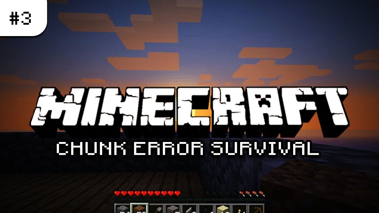 Chunk Error: Survival / S01E03 / "LAND SHAPING" / Minecraft - YouTube