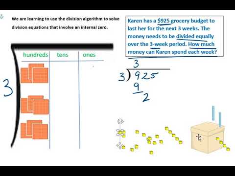 Division Algorithm involving an internal zero - YouTube