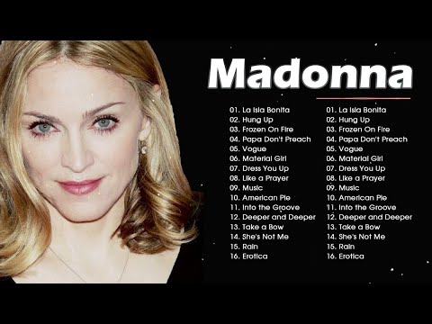 Madonna 2 Hours Non-Stop❤️ The Best Of Madonna Songs Ever ❤️ Madonna Greatest Hits Full Album 2023