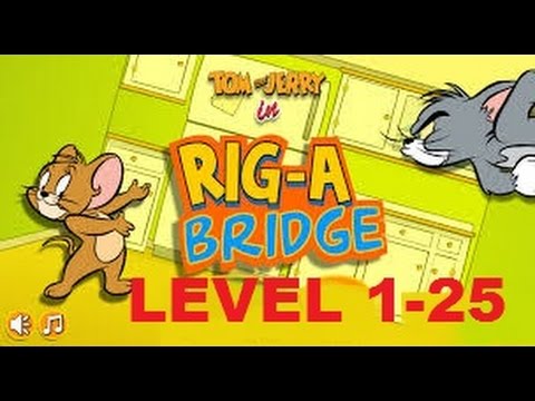 Tom and Jerry Rig a Bridge Level 1-25 FULL Games Videos - Tom and Jerry ...