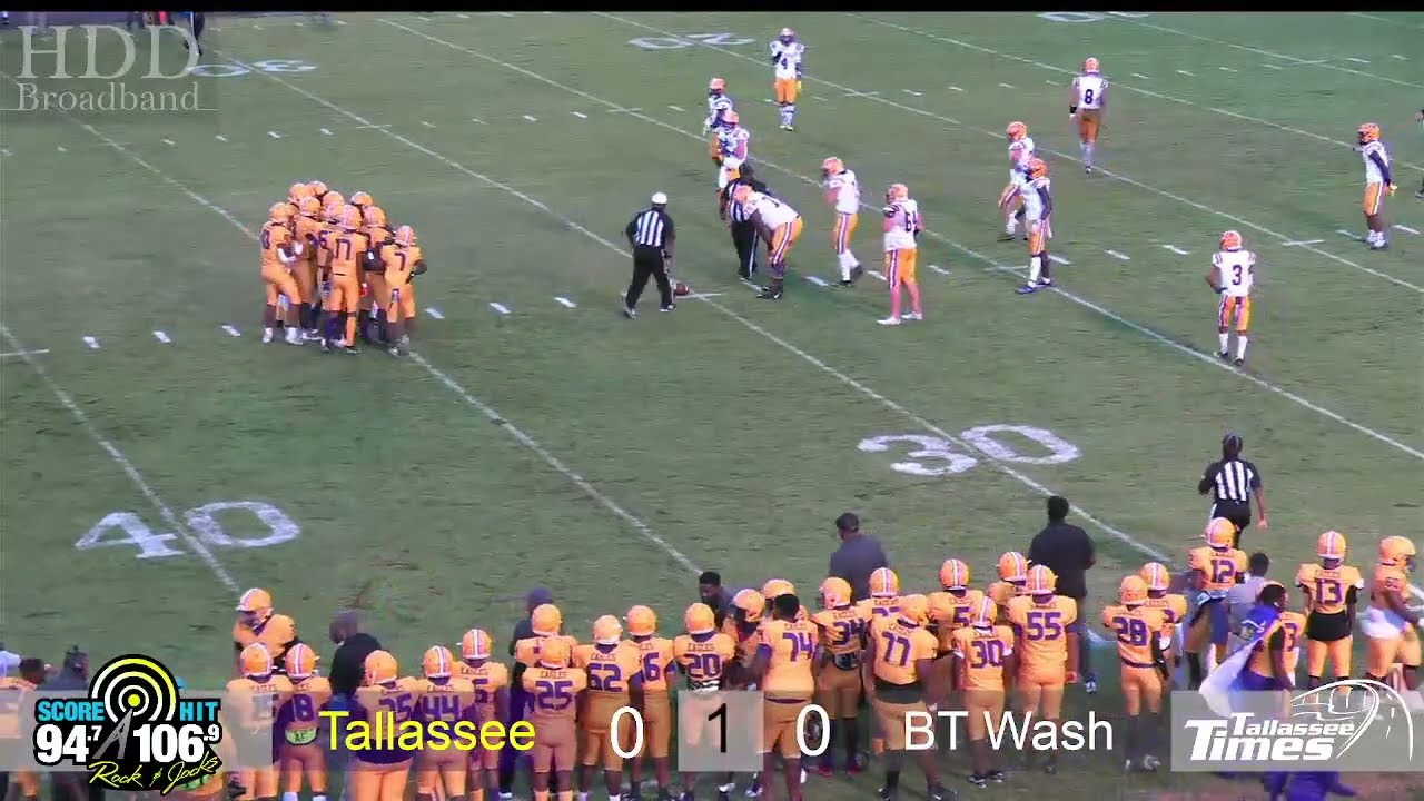 Tallassee Tigers Football at Booker T. Washington - YouTube