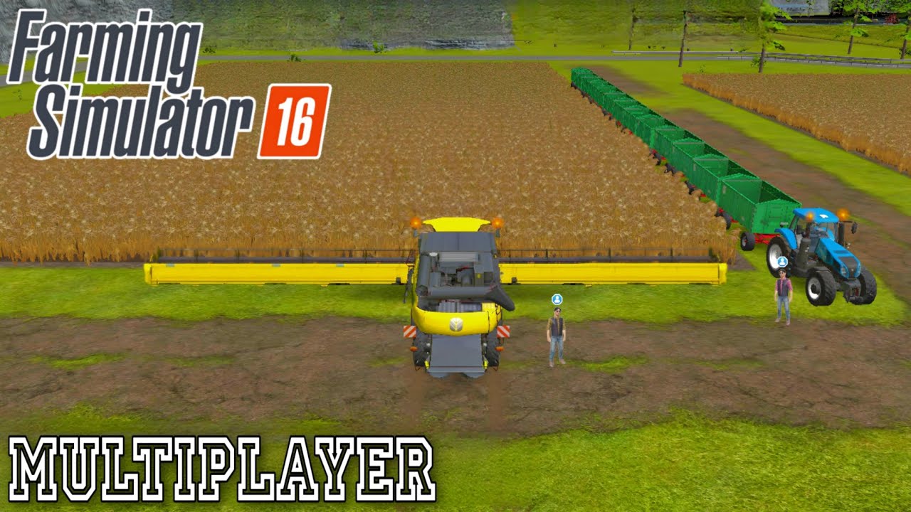 Fs 16 Multiplayer and Harvest Wheats With a New Holland Tractor ...