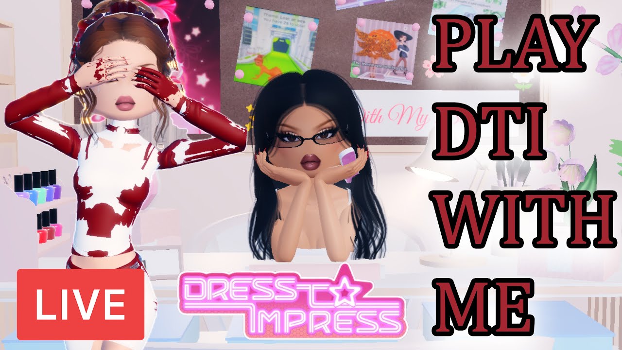 🔴DTI LIVE STREAM! JOIN ME! - DRESS TO IMPRESS - DTI - Roblox 🔴Live ...
