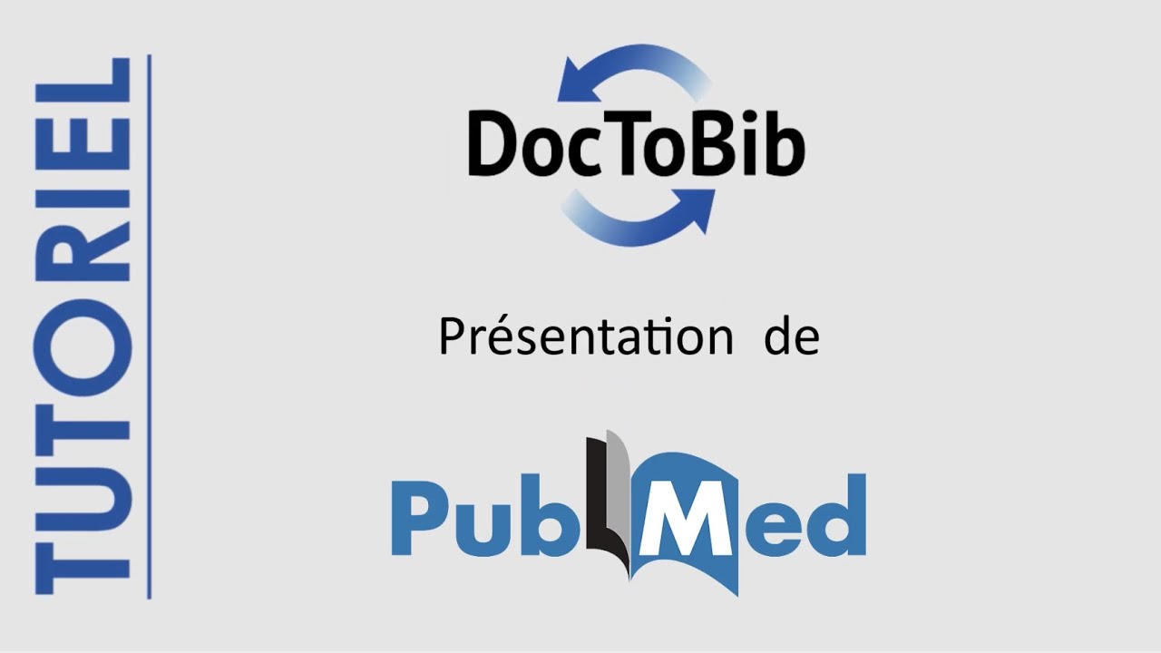 01 - Introduction à PubMed - YouTube