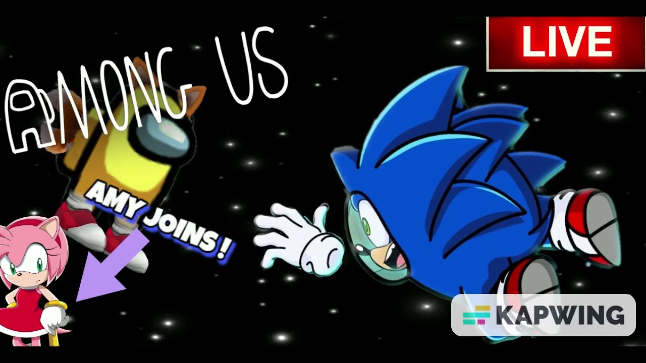 TAILS IS SUS - Sonic Tails & Amy Play CREWMATES! 🔴LIVE!!🔴 - YouTube
