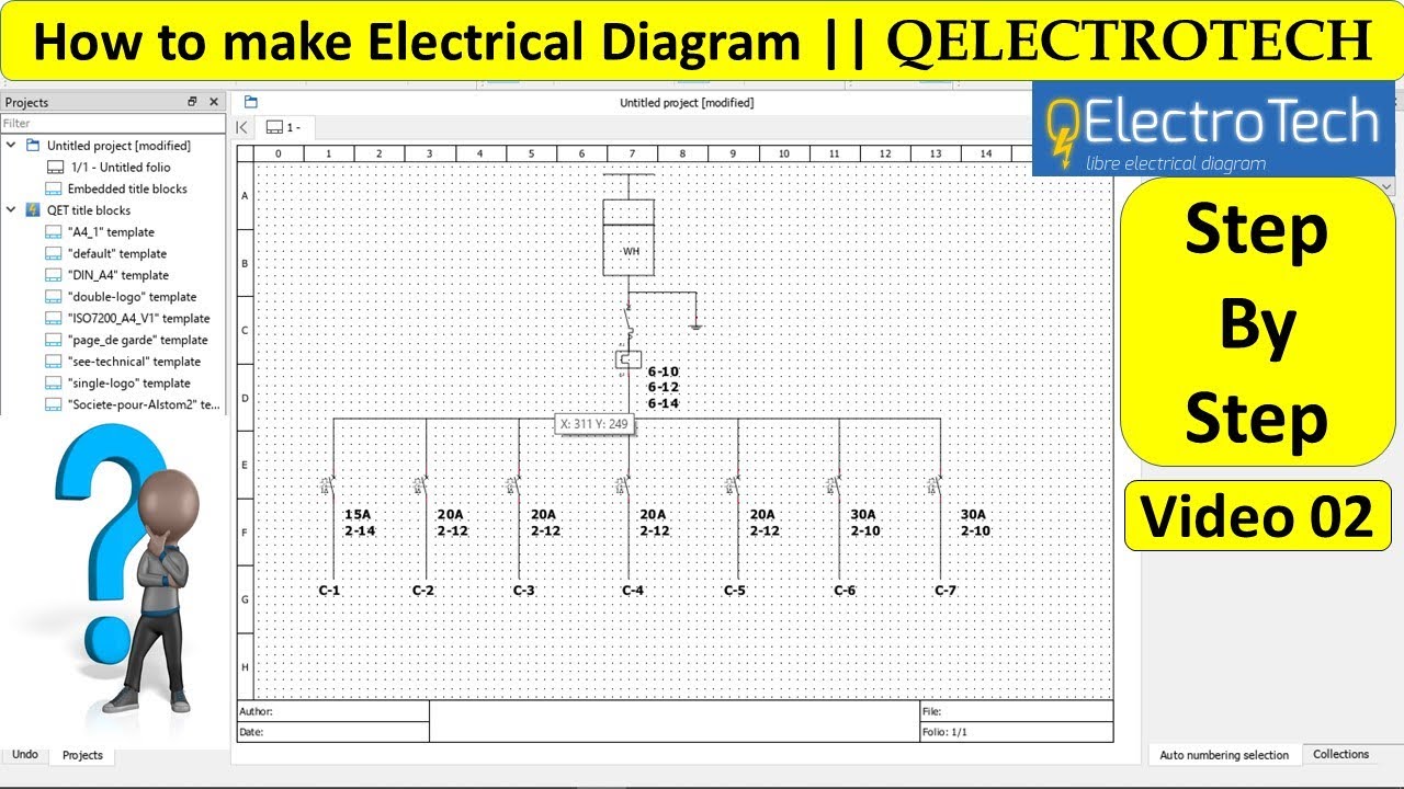 How to make Electrical Diagram With Q Electro Tech | #newvideo # ...