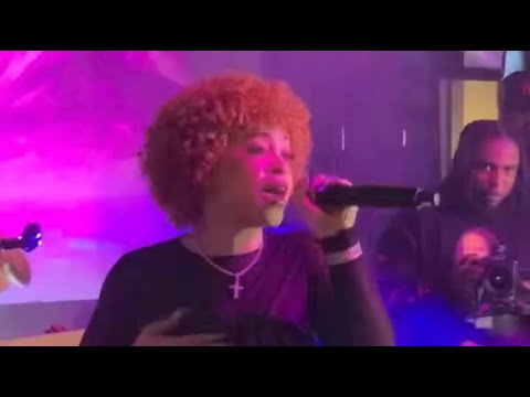 ICE SPICE PRIVATE EVENT ( MUST WATCH ) Unreleased MUSIC 😳 - YouTube