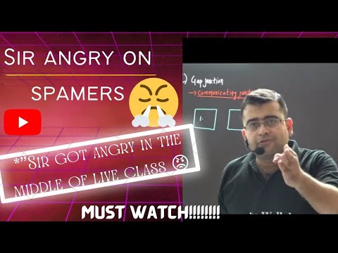 Nomesh sir angry on spamers😡😡 #physicswallah #nomeshsir #angry - YouTube