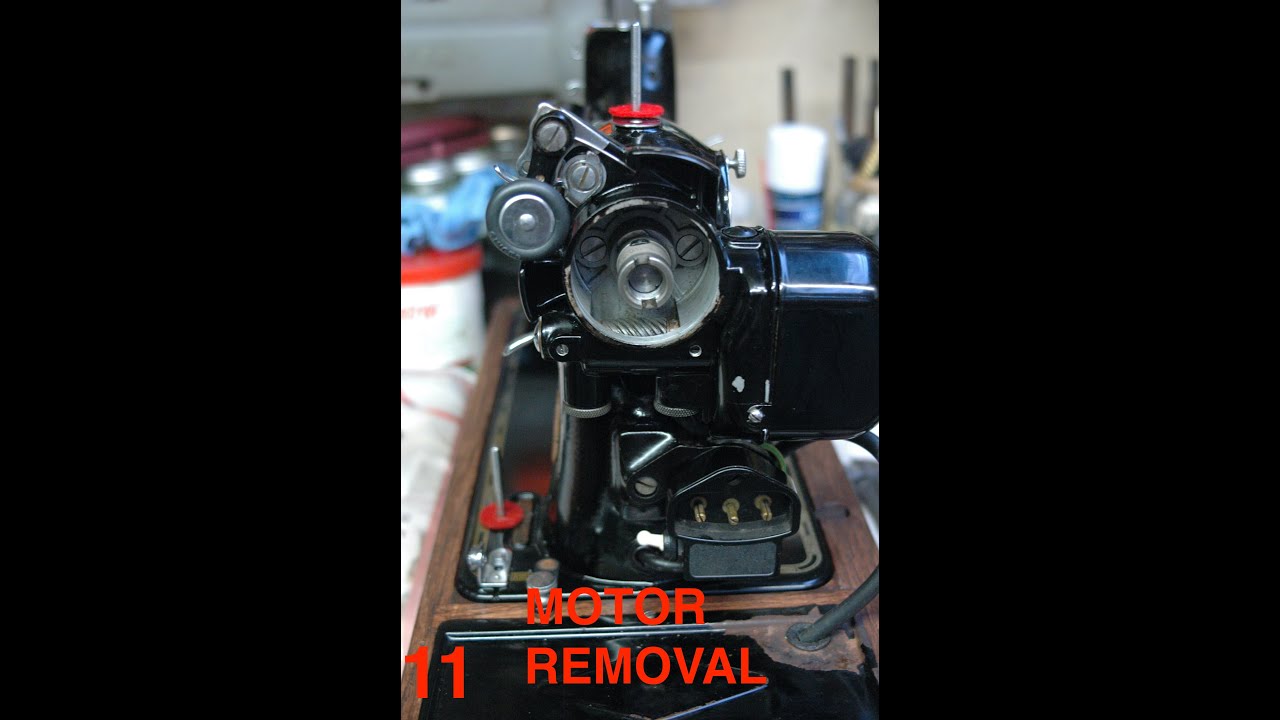 Singer 201. 201-2 Gold standard for the potted motor removal. - YouTube