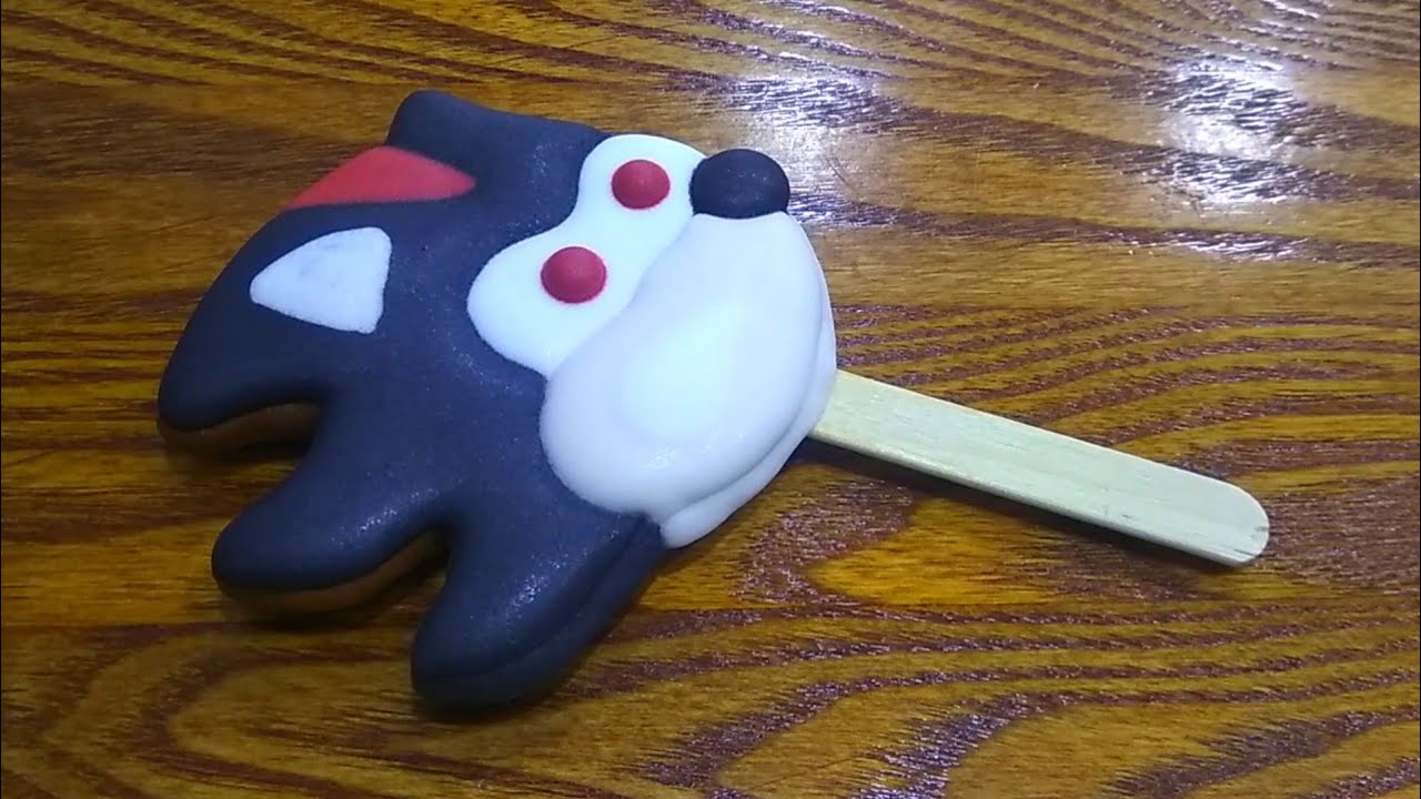 Shadow The Hedgehog Cookie Popsicle Gumball Eyes - YouTube