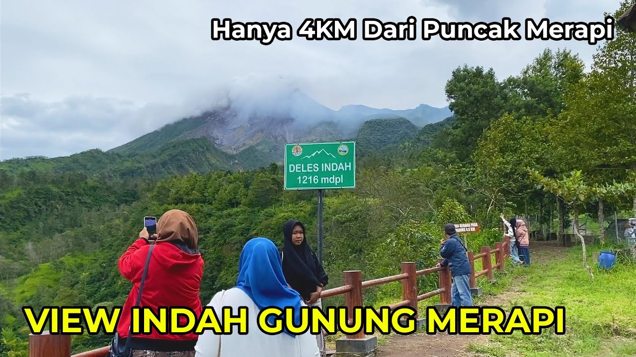 Eko wisata Deles Dan Kali Talang Lereng Gunung Merapi - YouTube