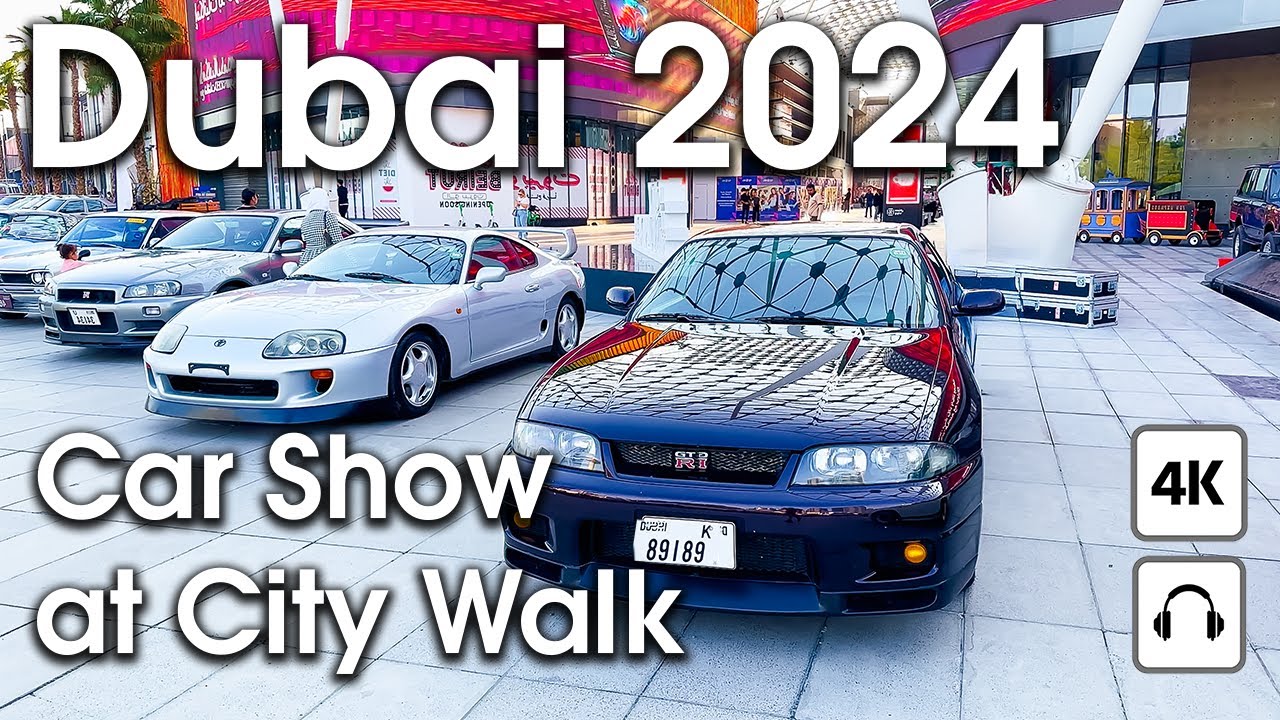 Dubai 🇦🇪 JBR, Car Show at City Walk [ 4K ] Walking Tour Compilation - YouTube