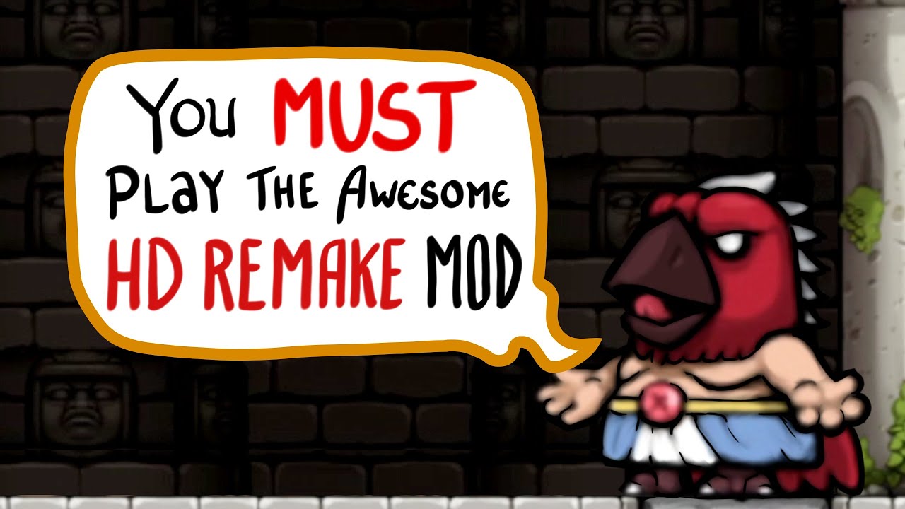 The HD REMAKE MOD for Spelunky 2 Got a HUGE UPDATE - YouTube