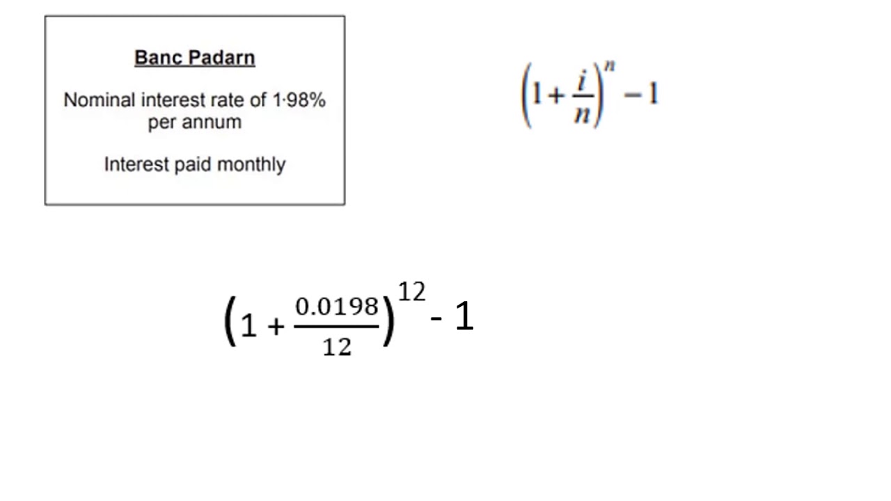 APR AER explanation and WJEC GCSE worked examples - YouTube