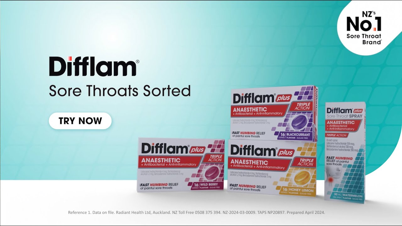 Difflam - Range – For sore throats – 2024 – 30secs - YouTube