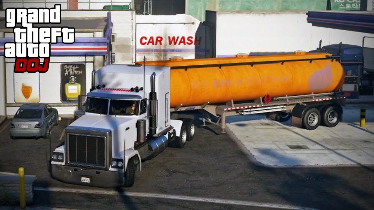 GTA 5 Roleplay - DOJ 317 - Fuel Delivery (Civilian) - YouTube